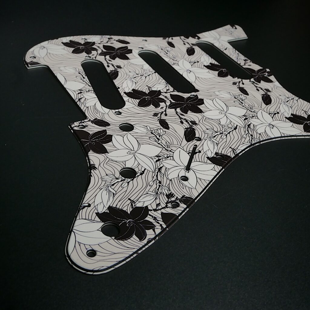 Magnolia Flower Pattern For Fender Strat – stormguitar